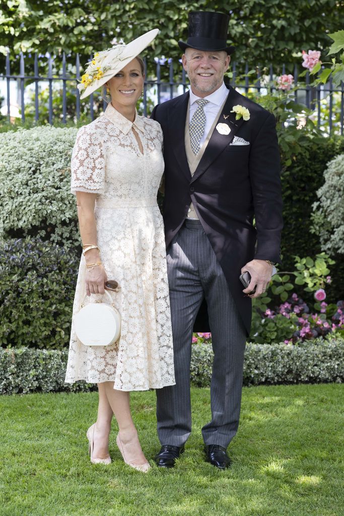 Zara Tindall wows in lacy keyhole dress at Royal Ascot | HELLO!
